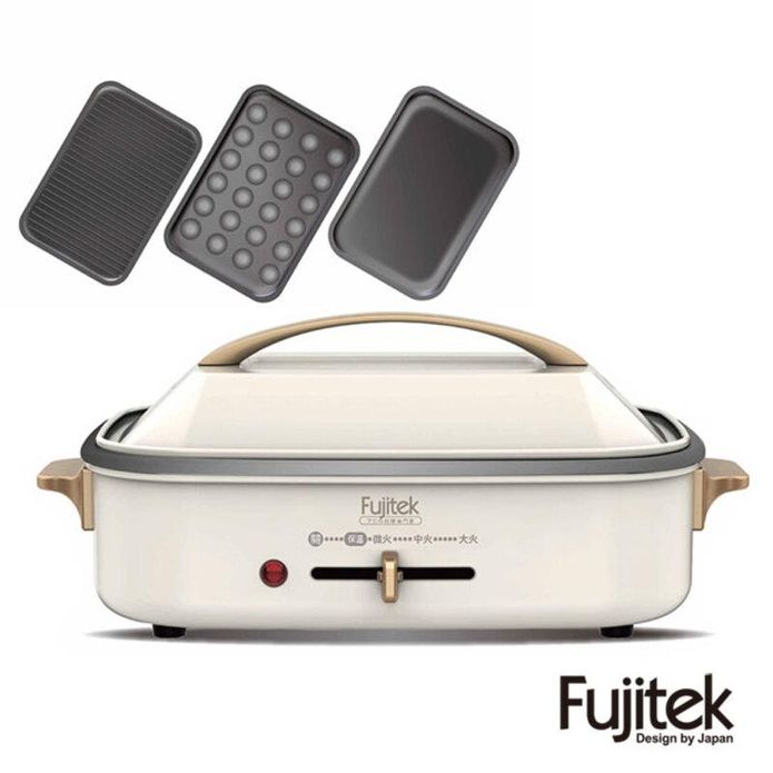 【Fujitek 富士電通】 多功能燒烤盤 FTD-EB01 － 生活市集