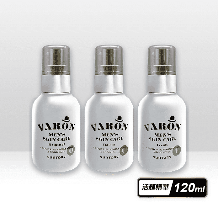 【Suntory三得利】Varon汎倫紳仕多效活顏精華120ml 三款任選 － 生活市集